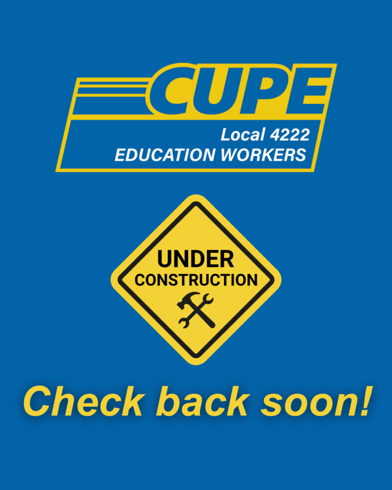 Union Terminology – CUPE Local 4222