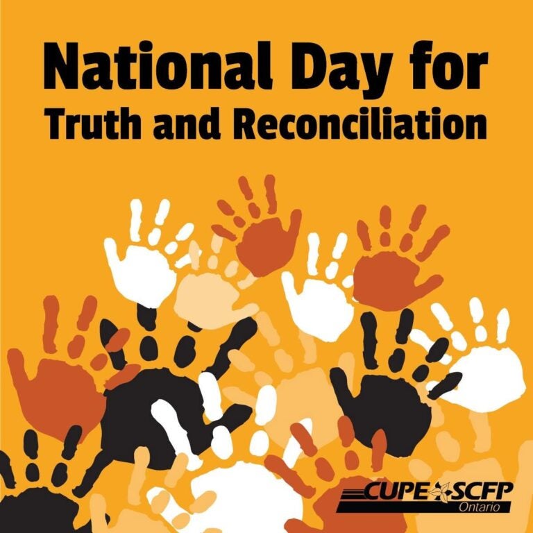 September 30th is National Day for Truth and Reconciliation – CUPE ...